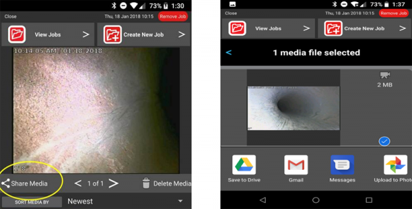 HQx Live and sharing media | SeeSnake Product Support