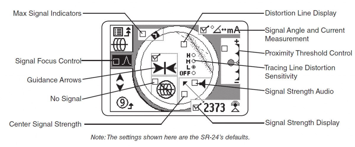 Customize Display Elements for SR-24LE & SR-20 Locators